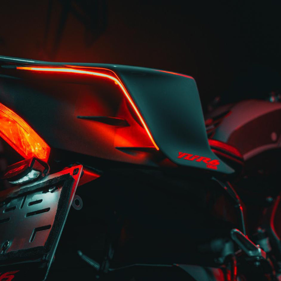 Genesis DRL's for Yamaha R1, R6, R7 Integrated Tail Lights signal. – VF ...