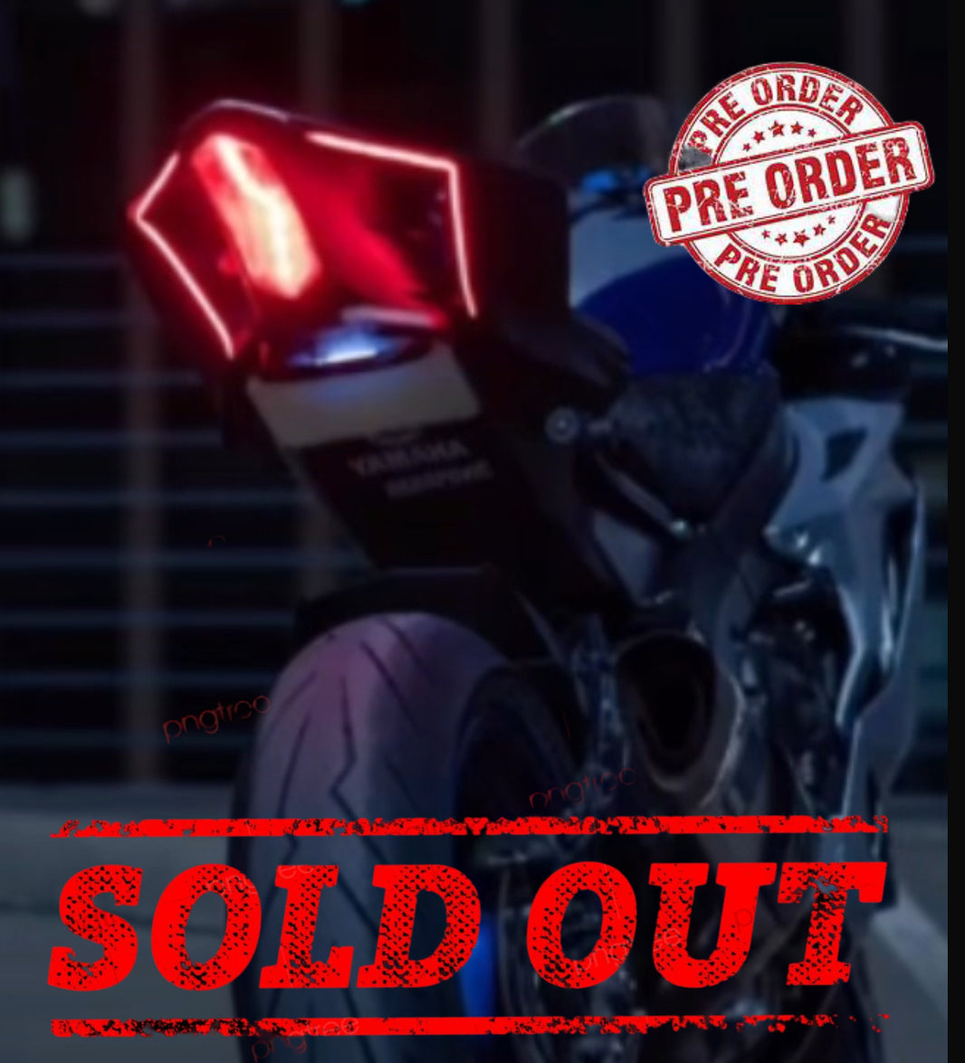 Genesis DRL's for Yamaha R1, R6, R7, R9 Integrated Tail Lights signal ...