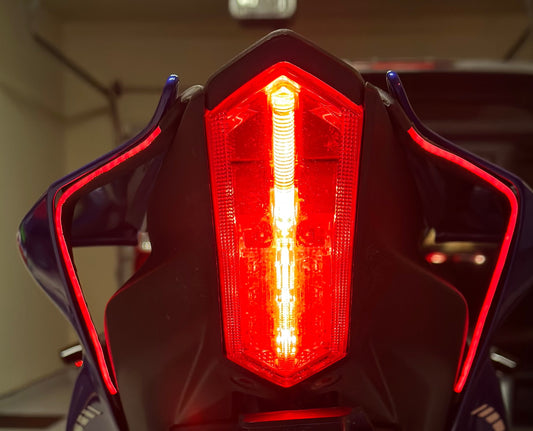 Genesis DRL's for Yamaha R1, R6, R7 Integrated Tail Lights kit ...